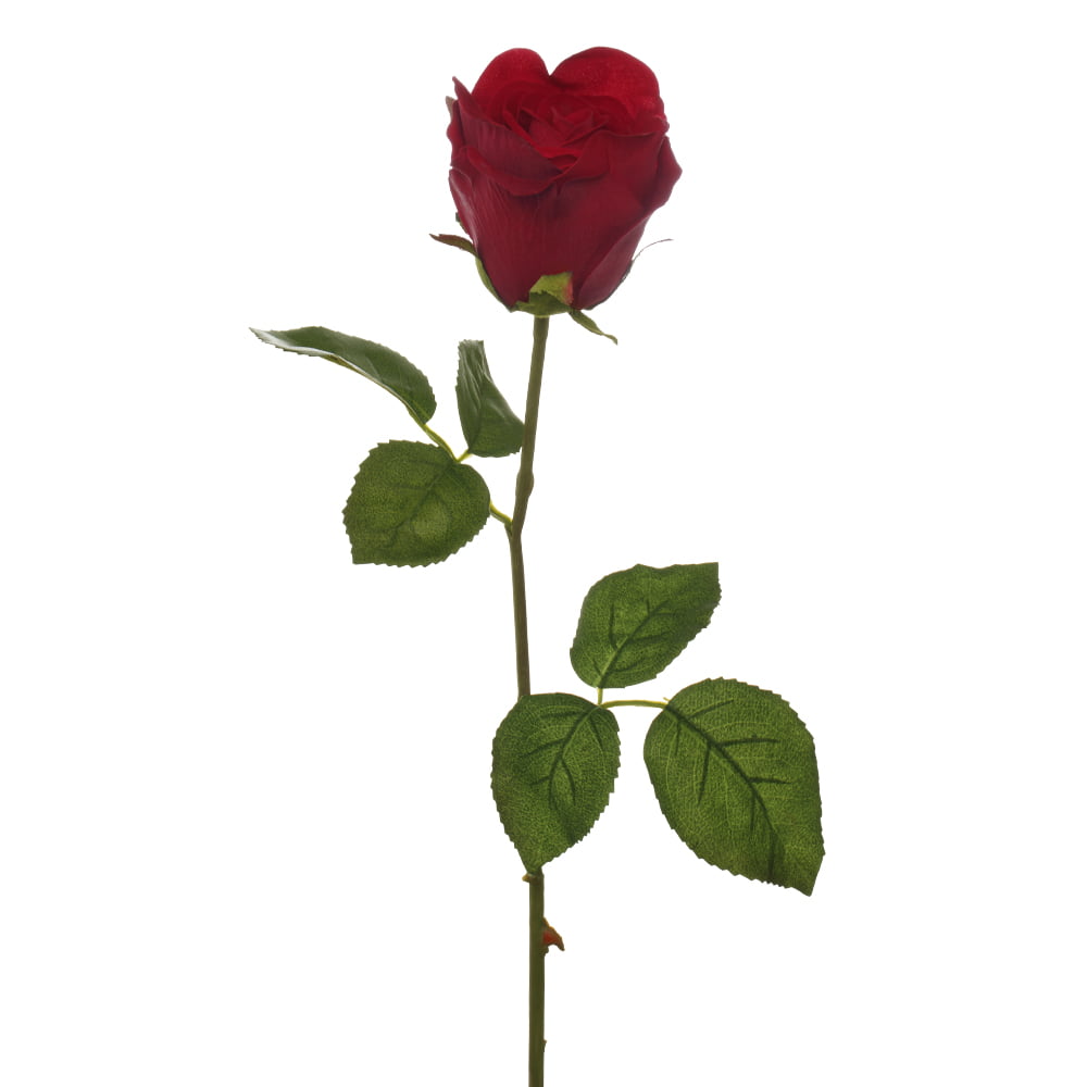 Rose rouge artificielle classique, 26" - Décors Véronneau