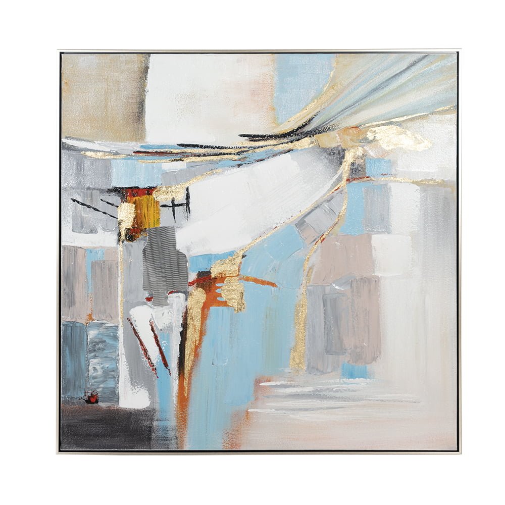 Textured abstract canvas, 39 x 39'' - Décors Véronneau