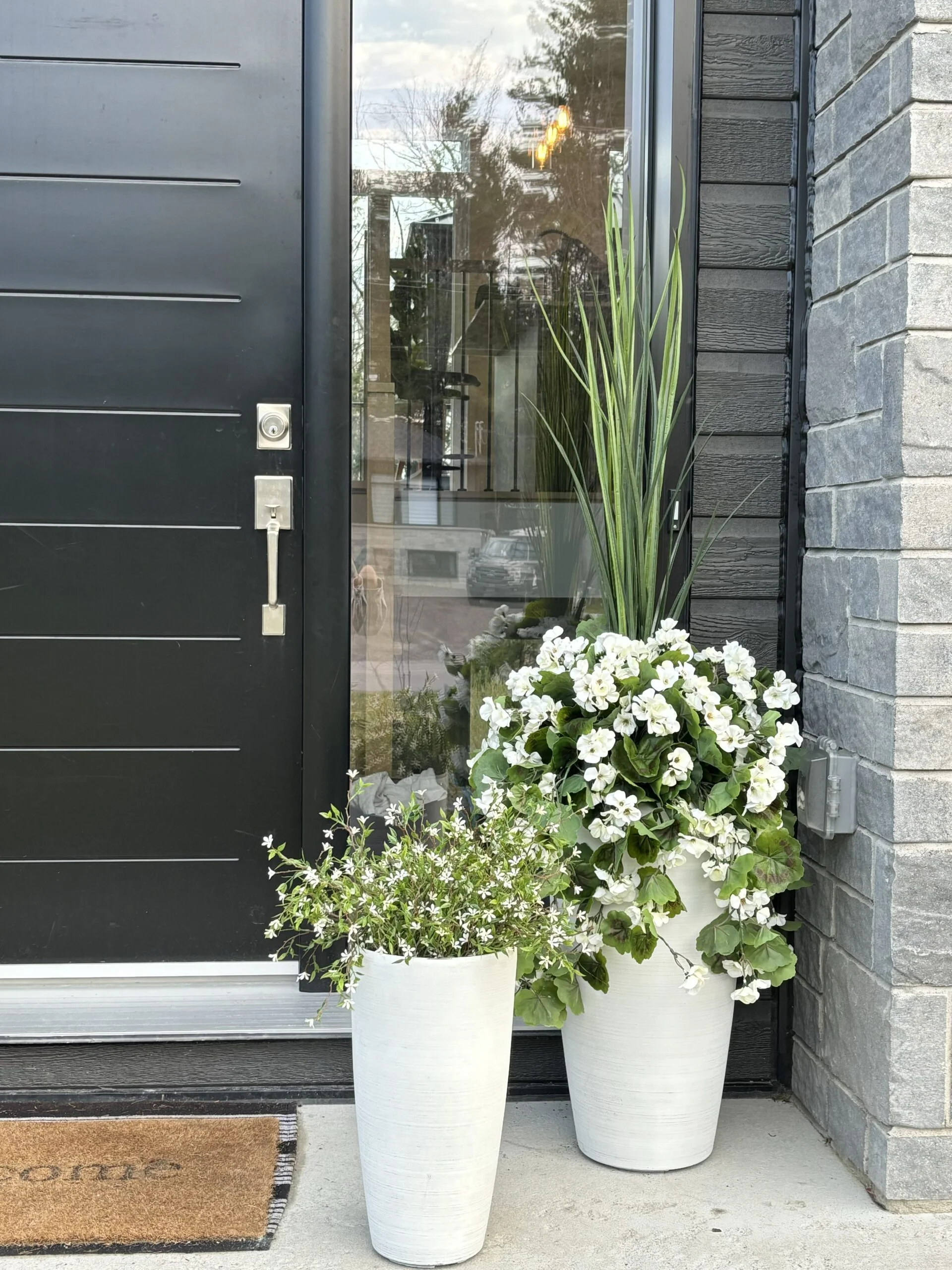 Artificial tall green grass, 42'' - Décors Véronneau