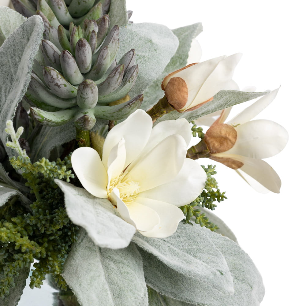 Artificial magnolia fall arrangement - Décors Véronneau