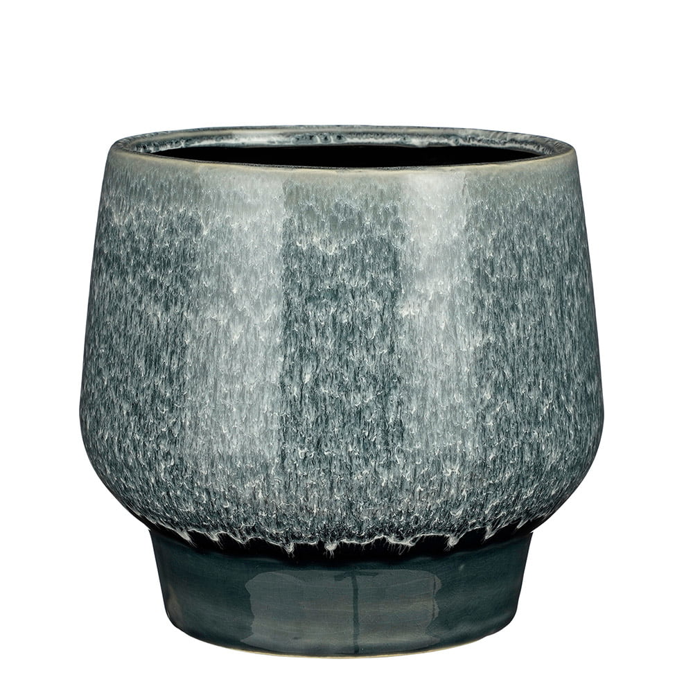 Cache-pot émaillé sur piédestal, 5'' - Décors Véronneau