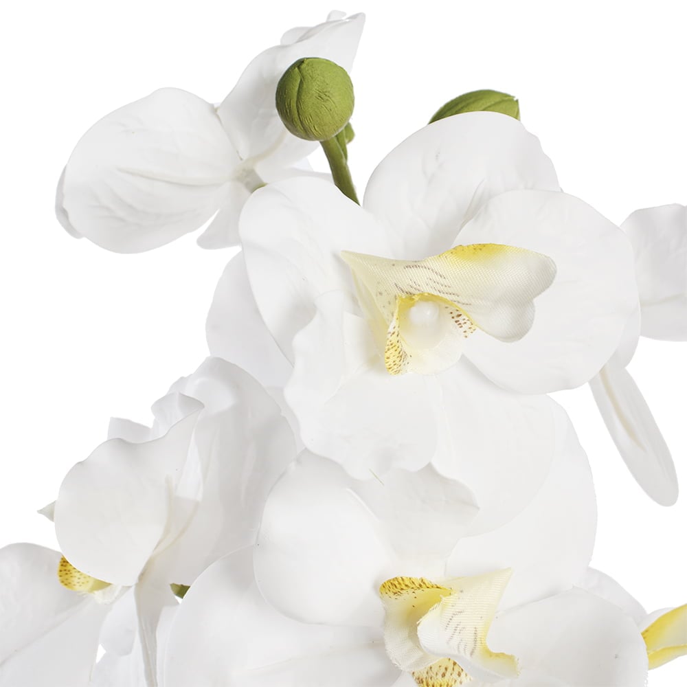 Artificial white vanda orchid flower - Décors Véronneau