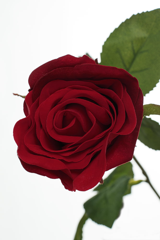 Rose rouge artificielle classique, 26" - Décors Véronneau