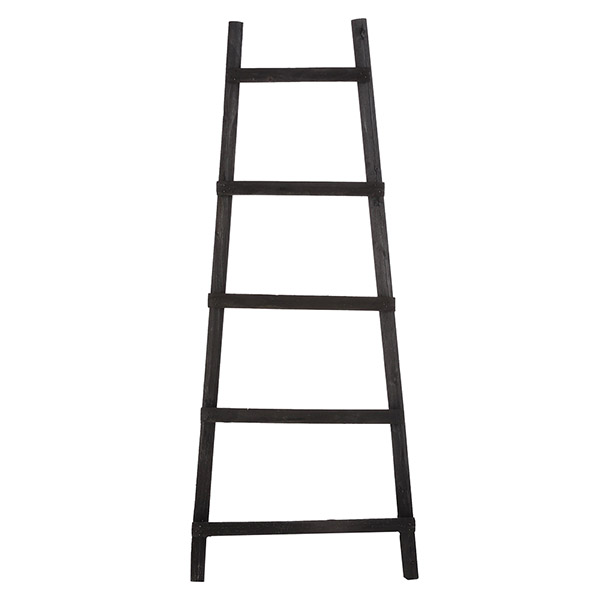 Black ladder decoration, 47 x 19'' - Décors Véronneau